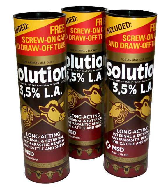 Inj Solution 3.5% LA (3x500ml) – Long-Acting Veterinary Injectable by ...